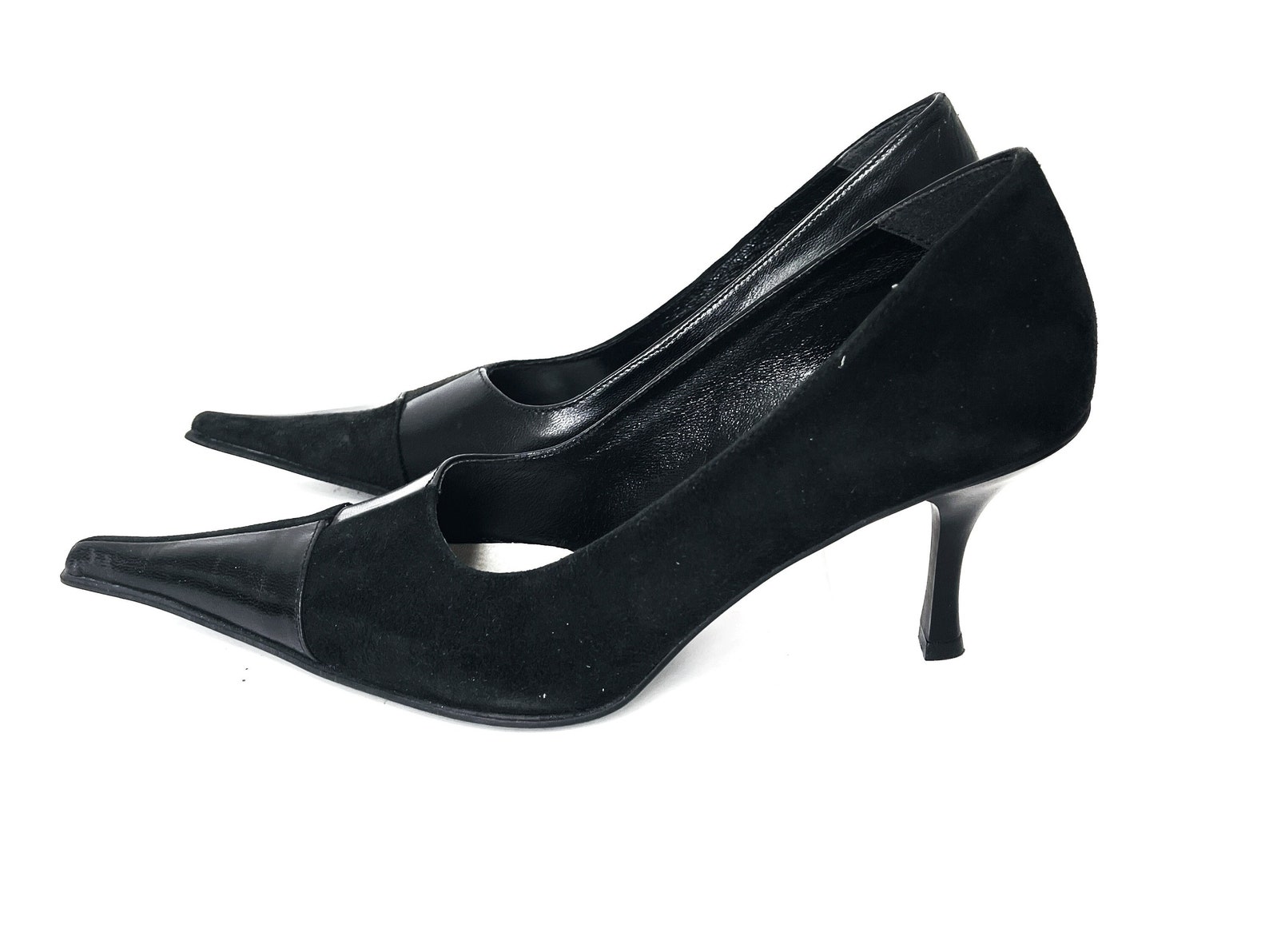 Vintage 90s Stiletto Pump Heels, 90s Slingbacks, Vintage Pointed ...