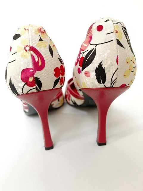 Vintage Designer Pumps, Vintage Floral Pumps, Vintage Floral Heels ...