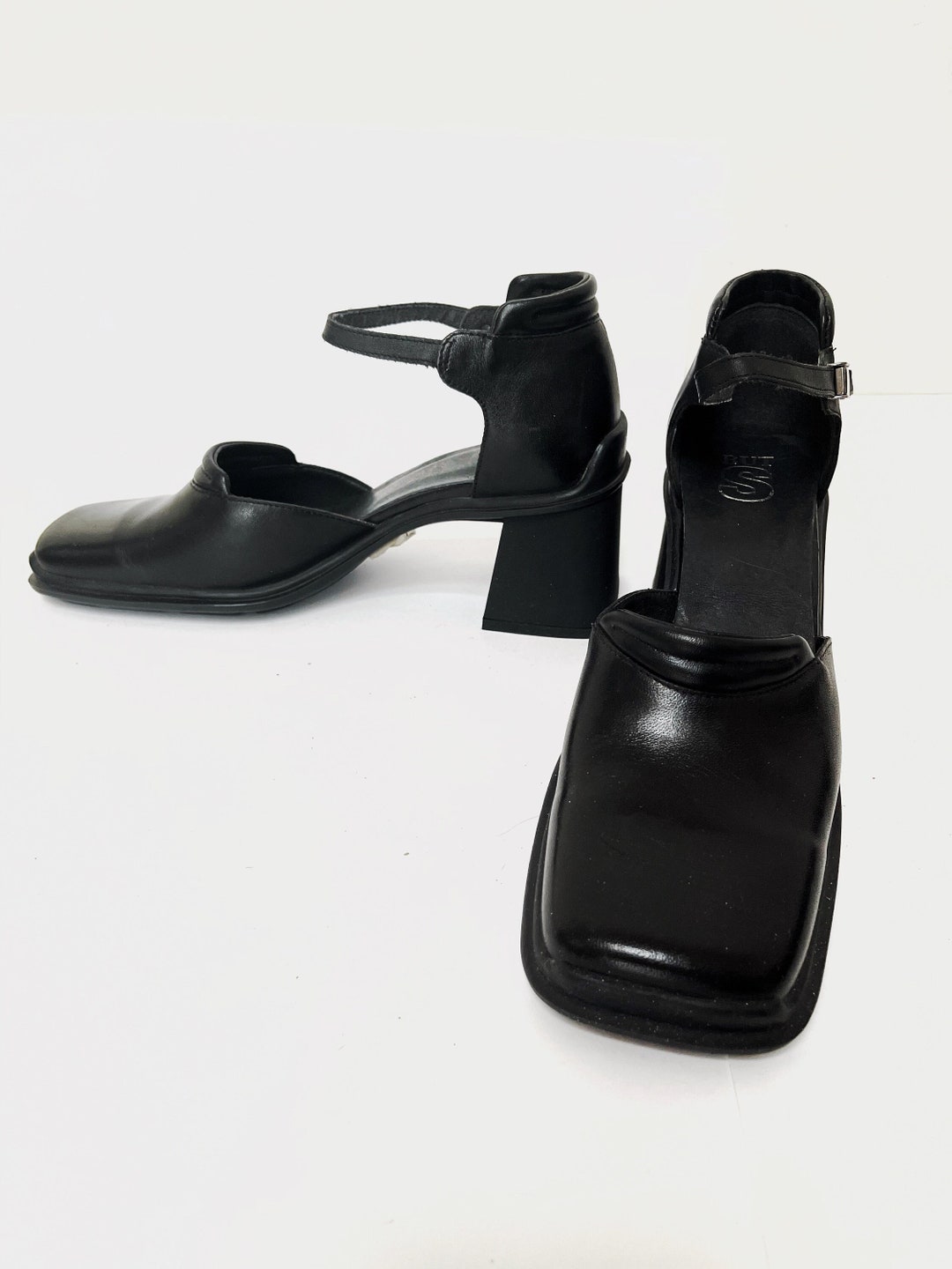 Vintage 90s Mary Janes, Vintage 90s Stiletto Pump Heels, 90s Slingbacks ...