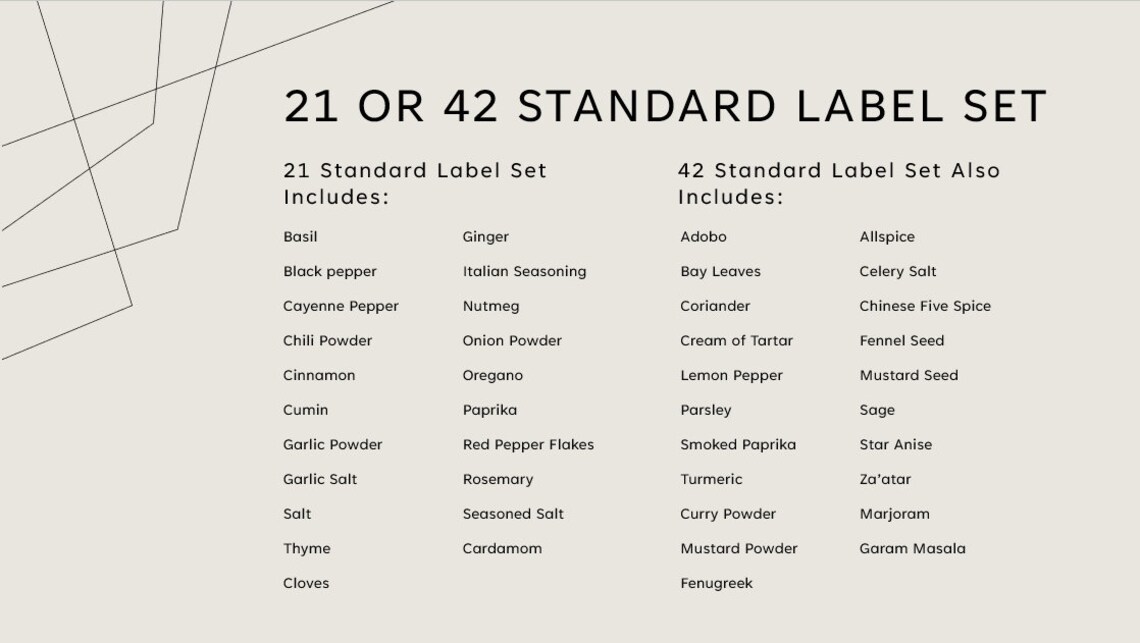 Rustic Circle Spice Labels - Etsy