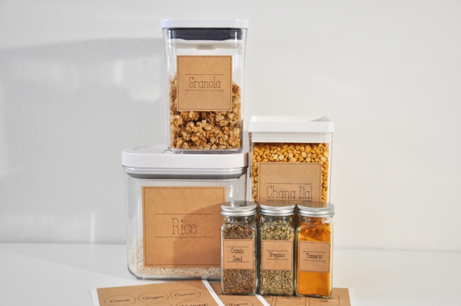 Modern Farmhouse Pantry Labels - Etsy