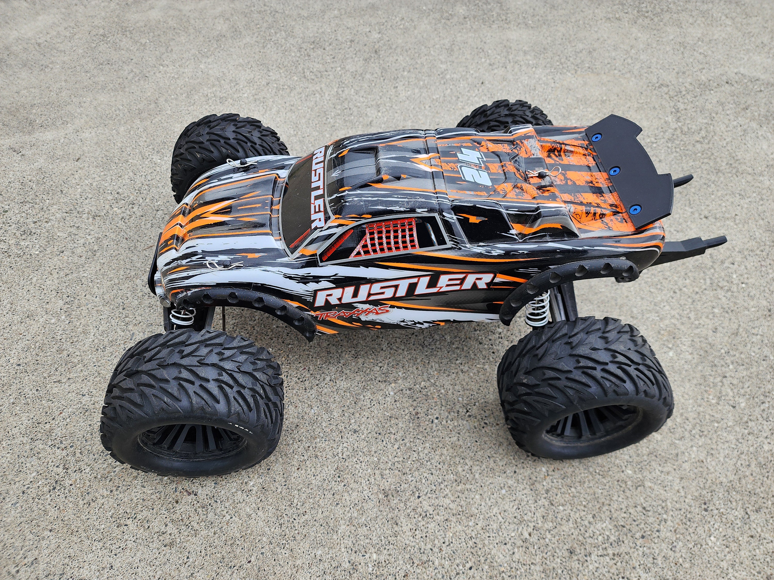 3D Printed Upgraded Spoiler for Traxxas Rustler 2WD XL-5/VXL - Etsy