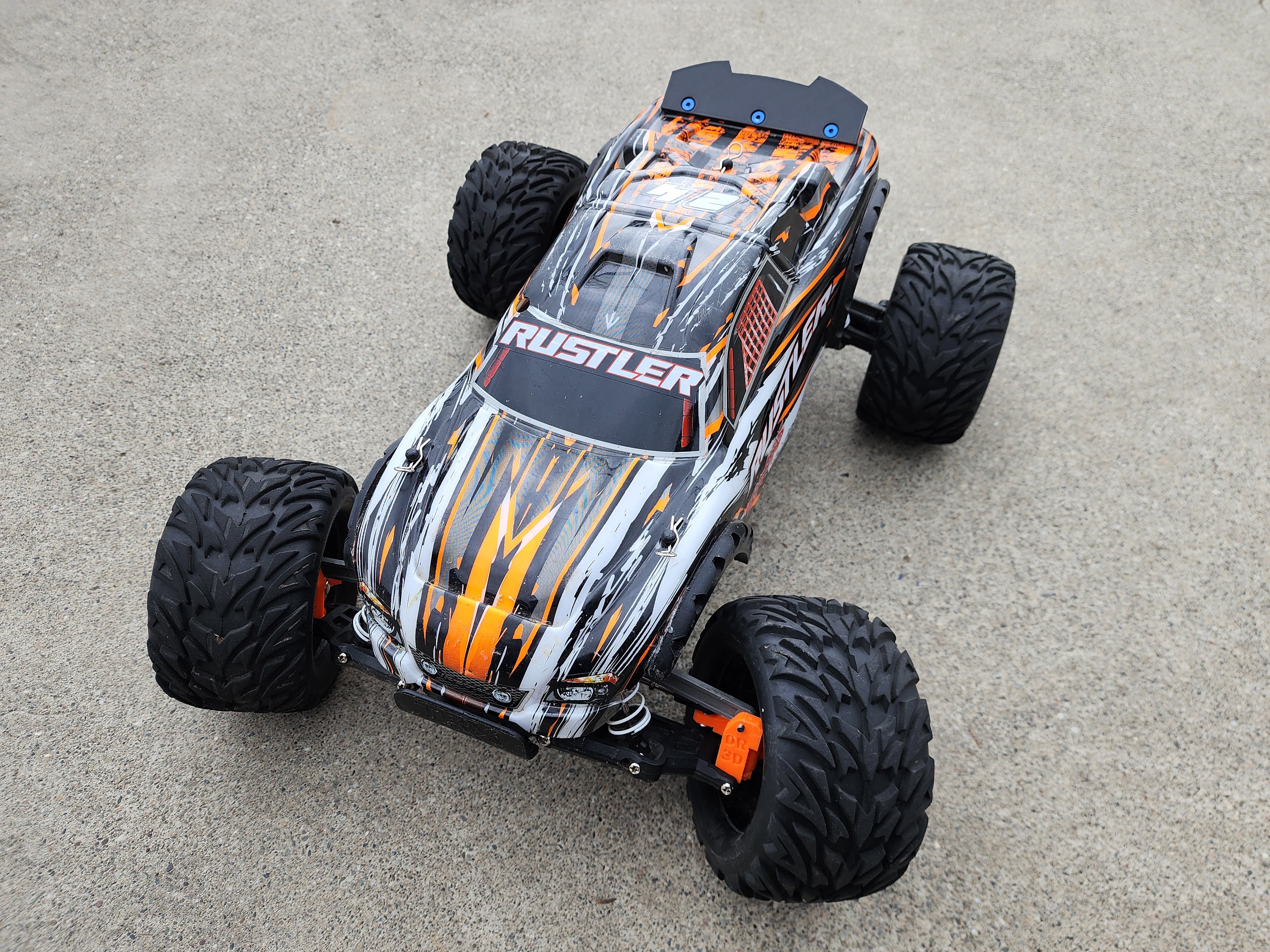 3D Printed Upgraded Spoiler for Traxxas Rustler 2WD XL-5/VXL - Etsy