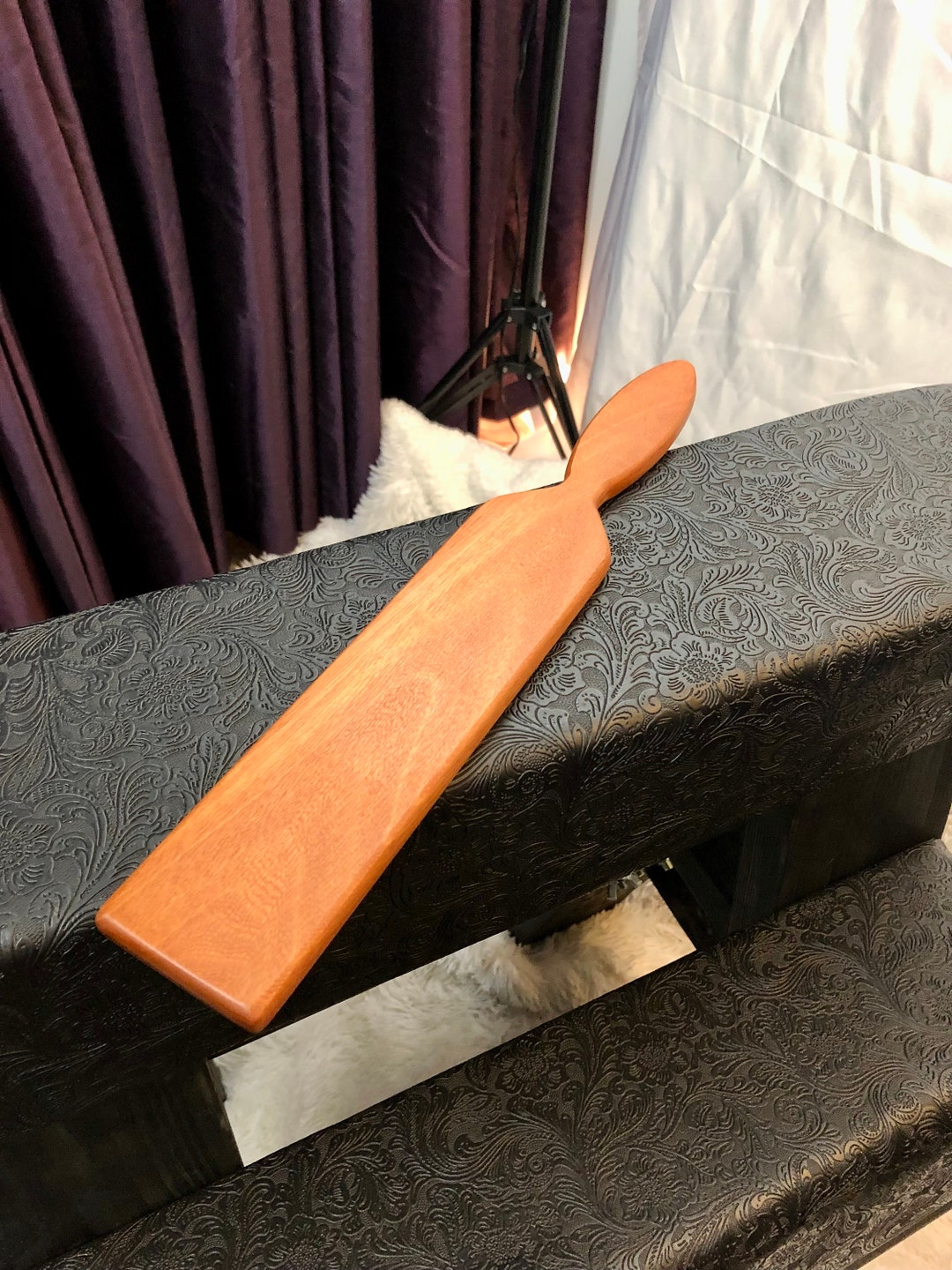 Custom Exotic Wood Paddle, Slim Frat Style, African Cherry Wood - Etsy