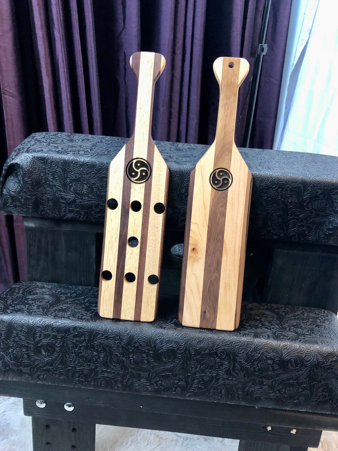 Engraved Hardwood Spanking Paddle, Frat Style - Etsy