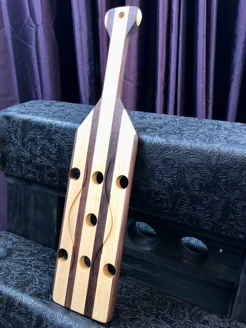 Engraved Hardwood Spanking Paddle, Frat Style - Etsy