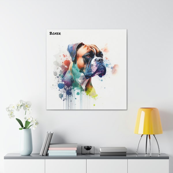Boxer Dog Art - Etsy