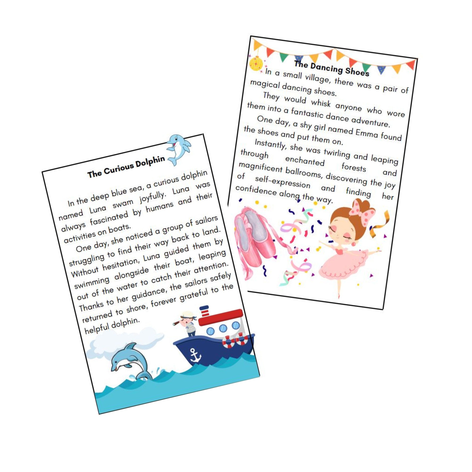 Printable Story - 25 Short Stories for Kids - Etsy