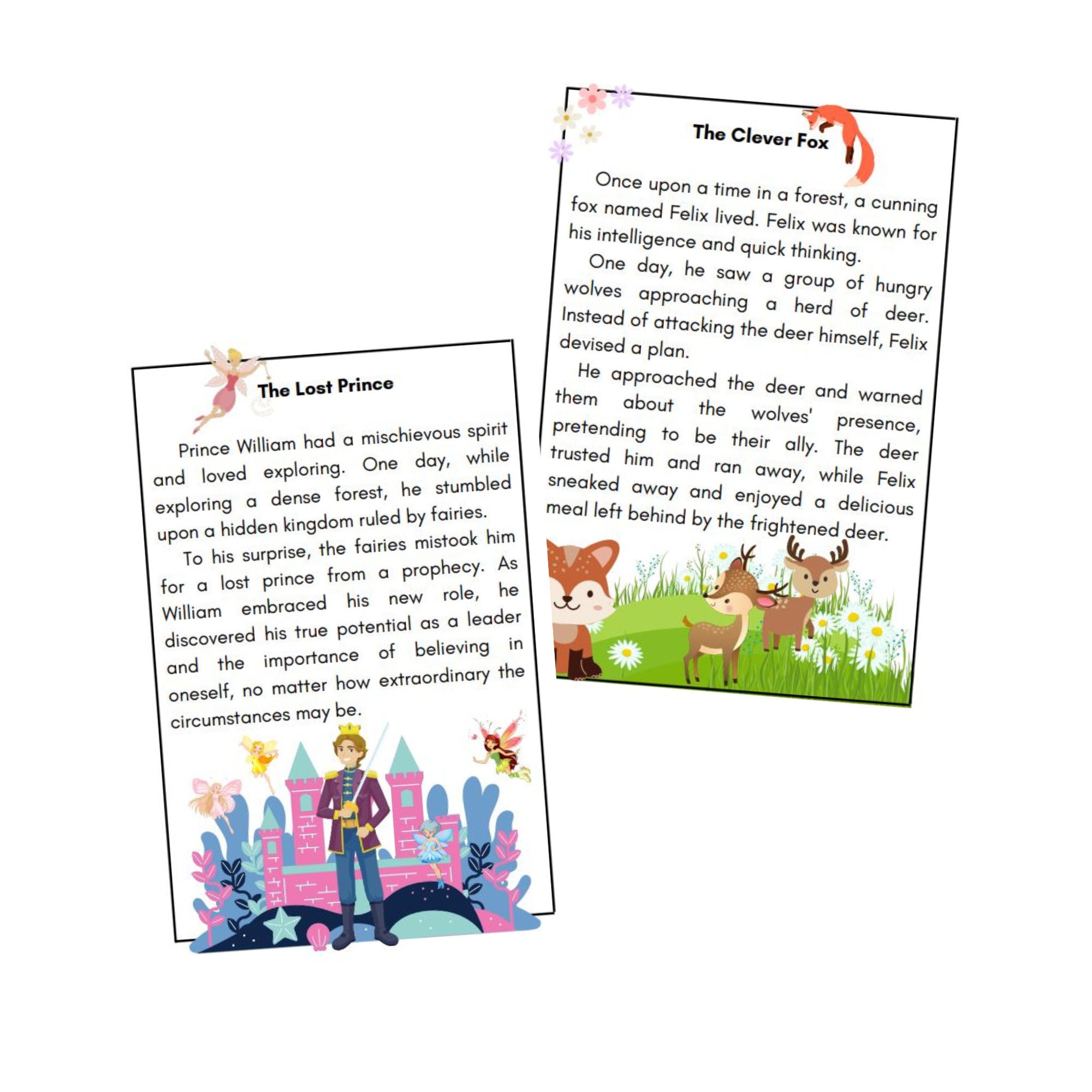 Printable Story - 25 Short Stories for Kids - Etsy