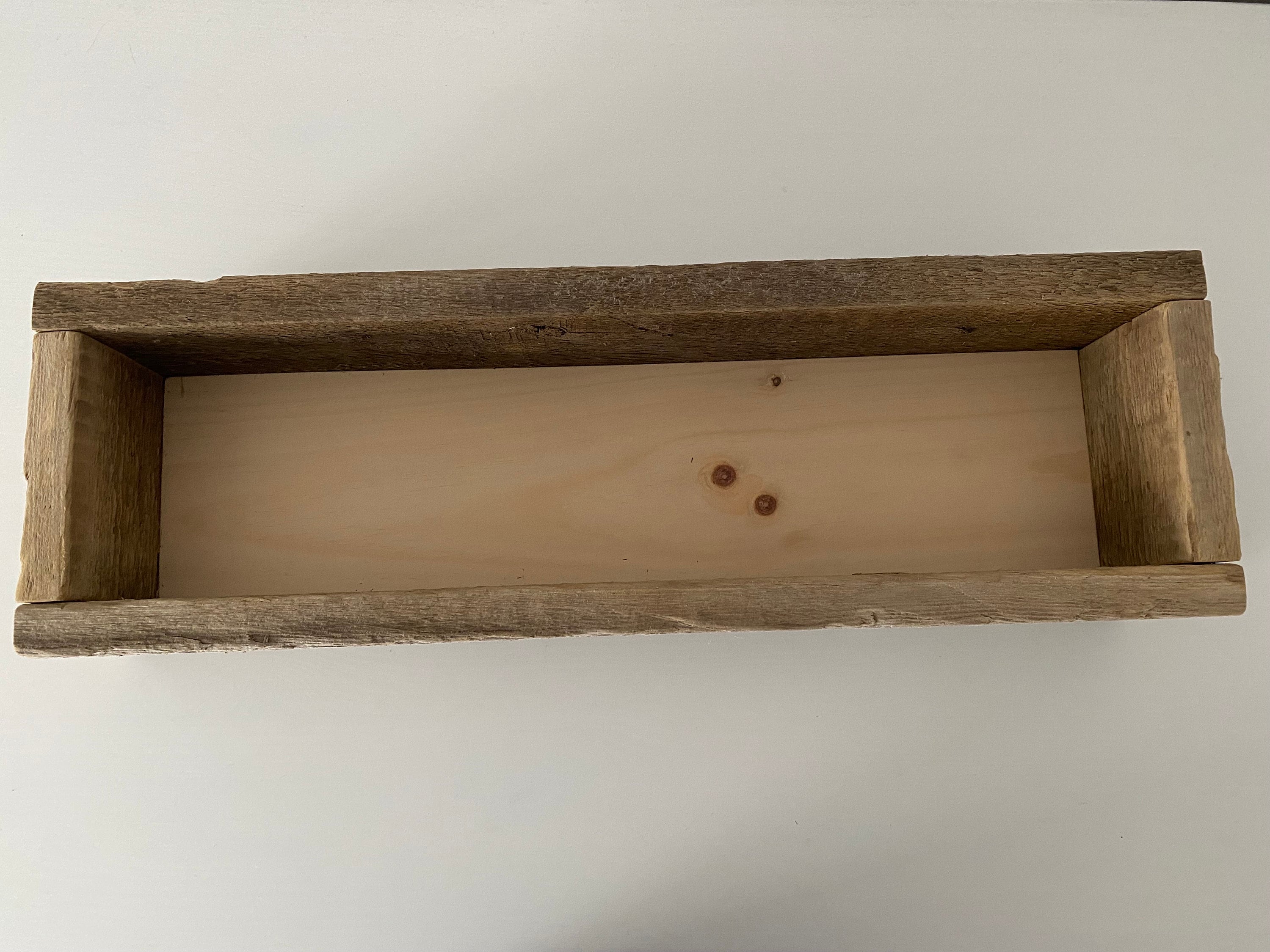 Authentic Barnwood Boxrustic Display Traytable Centrepiece - Etsy