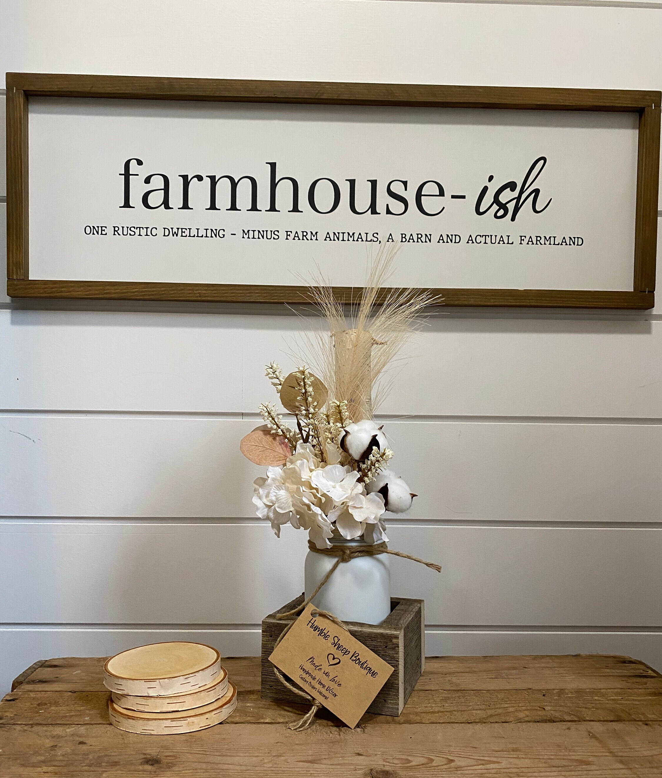 Farmhouse Sign,rustic Decor,farmhouse-ish,wall Decor,wooden,painted ...