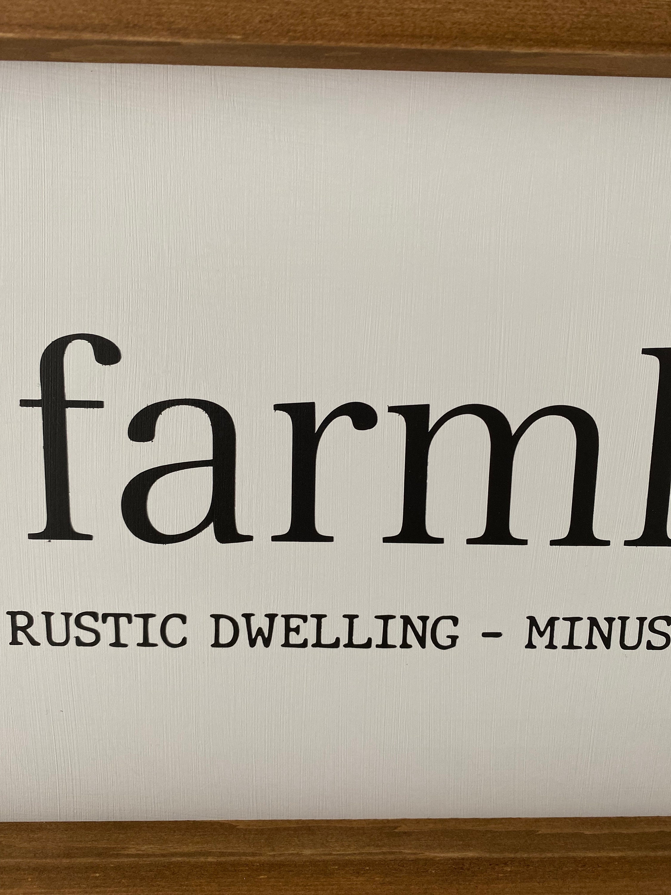 Farmhouse Sign,rustic Decor,farmhouse-ish,wall Decor,wooden,painted ...