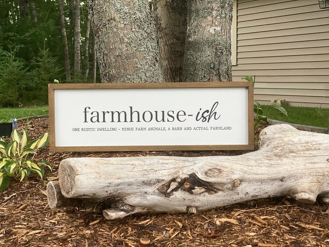 Farmhouse Sign,rustic Decor,farmhouse-ish,wall Decor,wooden,painted ...