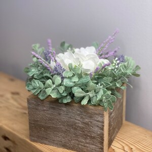Authentic Barnwood Box,rustic Barnwood Flower Arrangement, Centrepiece ...