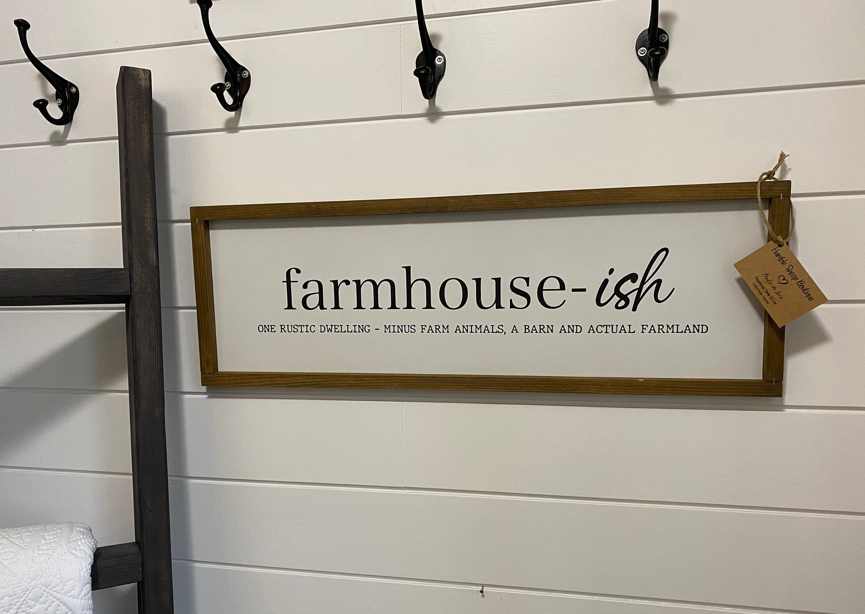 Farmhouse Sign,rustic Decor,farmhouse-ish,wall Decor,wooden,painted ...