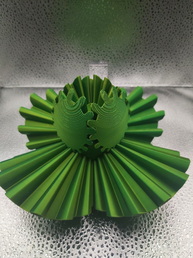 3D Printed Amazing Gift the Giant Fidget Gear Ball Perfect Fidget Gear ...