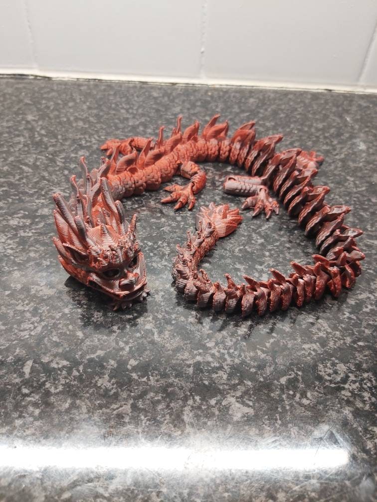 Flexible 3d Printed Imperial Chinese Prime Dragon All Articulated Fun ...