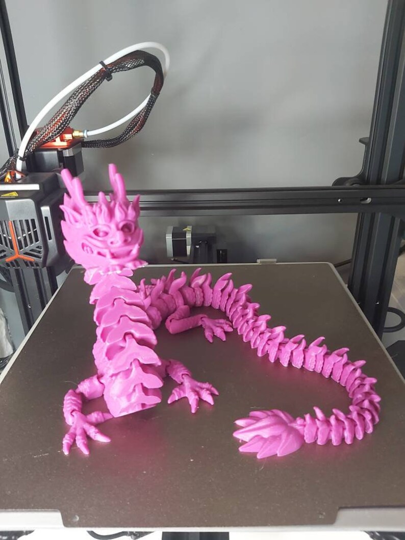 Flexible 3d Printed Imperial Chinese Prime Dragon All Articulated Fun ...