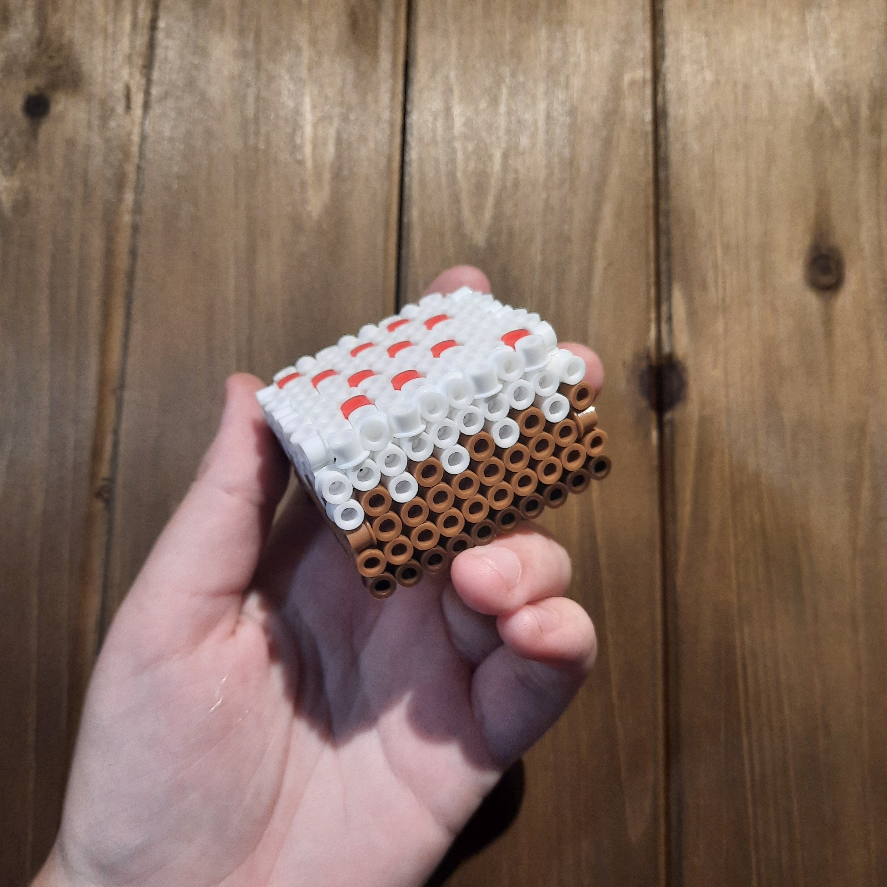 3d Minecraft Cake Perler - Etsy