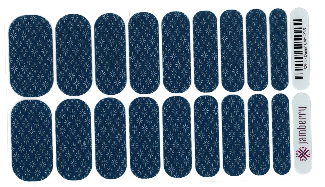 SALE Buy One FULL Sheet, Get HALF Sheet Free Denim Chic, Jamberry Nail Wraps, Full Sheet - Etsy