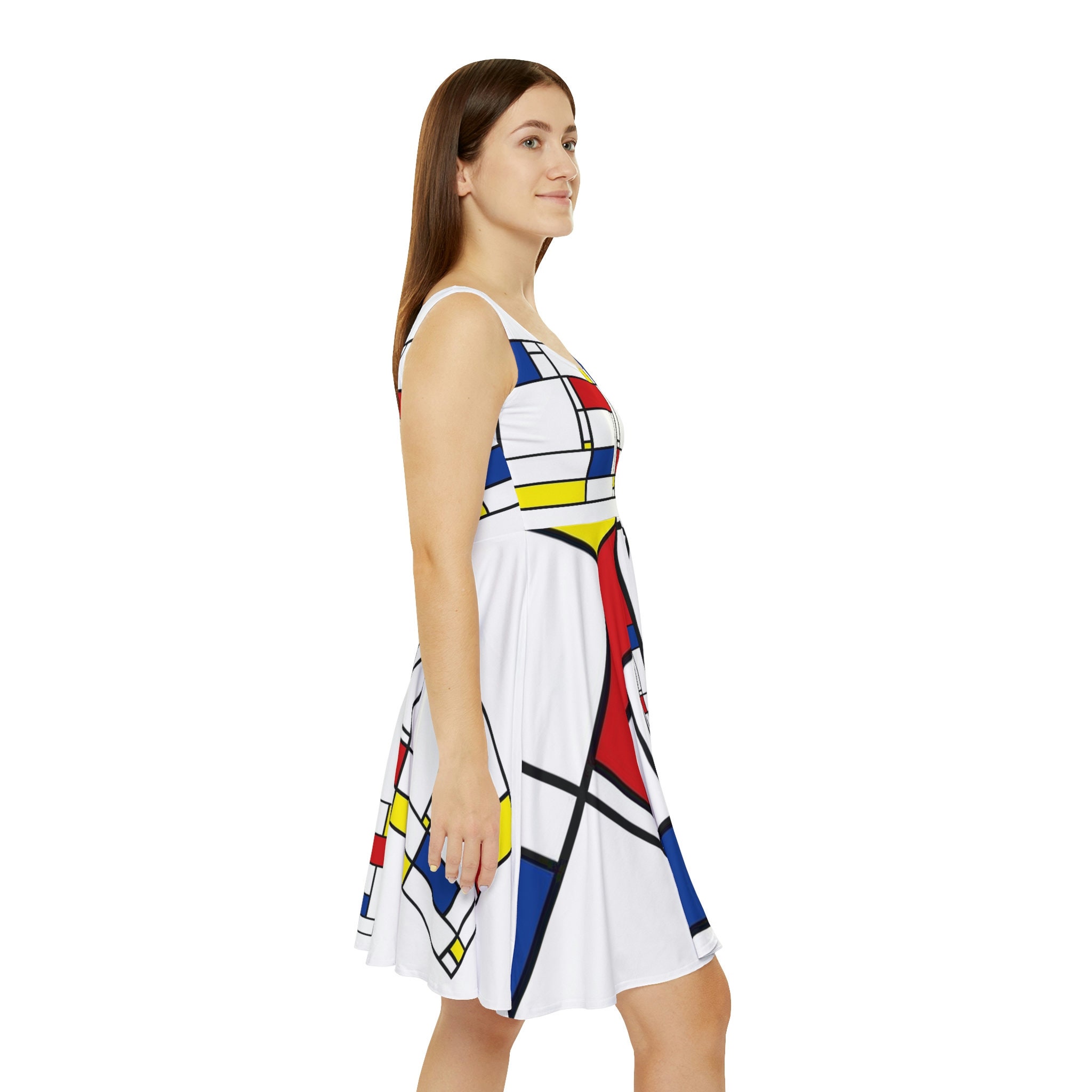 Melbar Mondrian Minimalist De Stijl Women's Skater Dress - Etsy