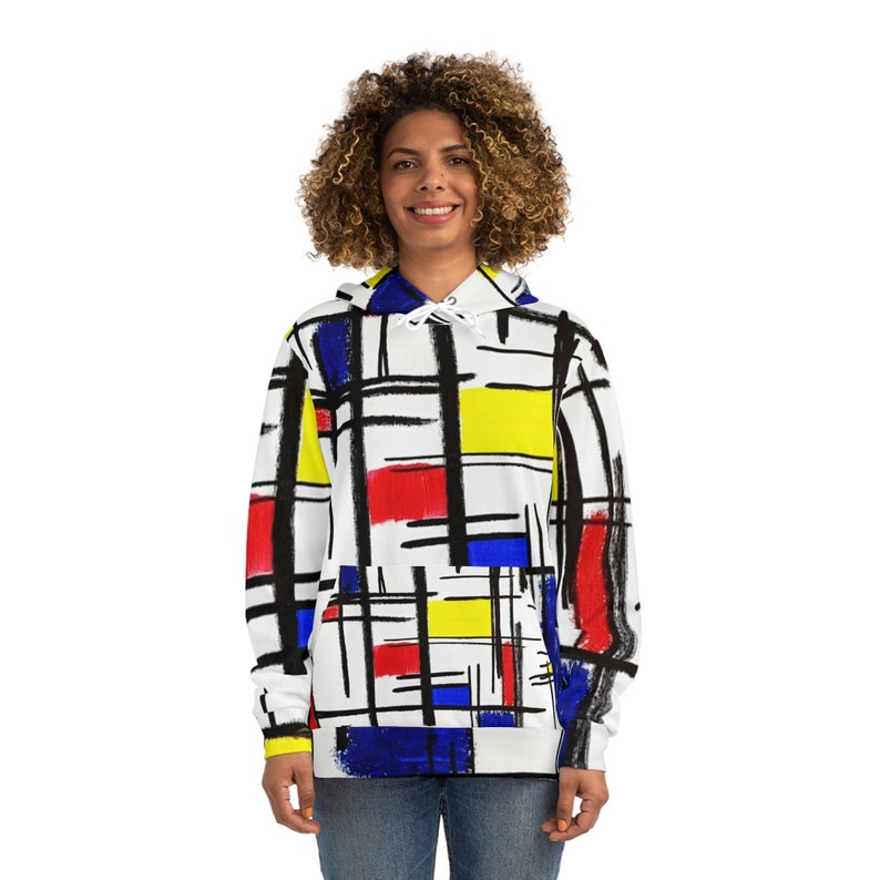 Melbar Mondrian Minimalist De Stijl Modern Art Unisex Fashion Hoodie - Etsy