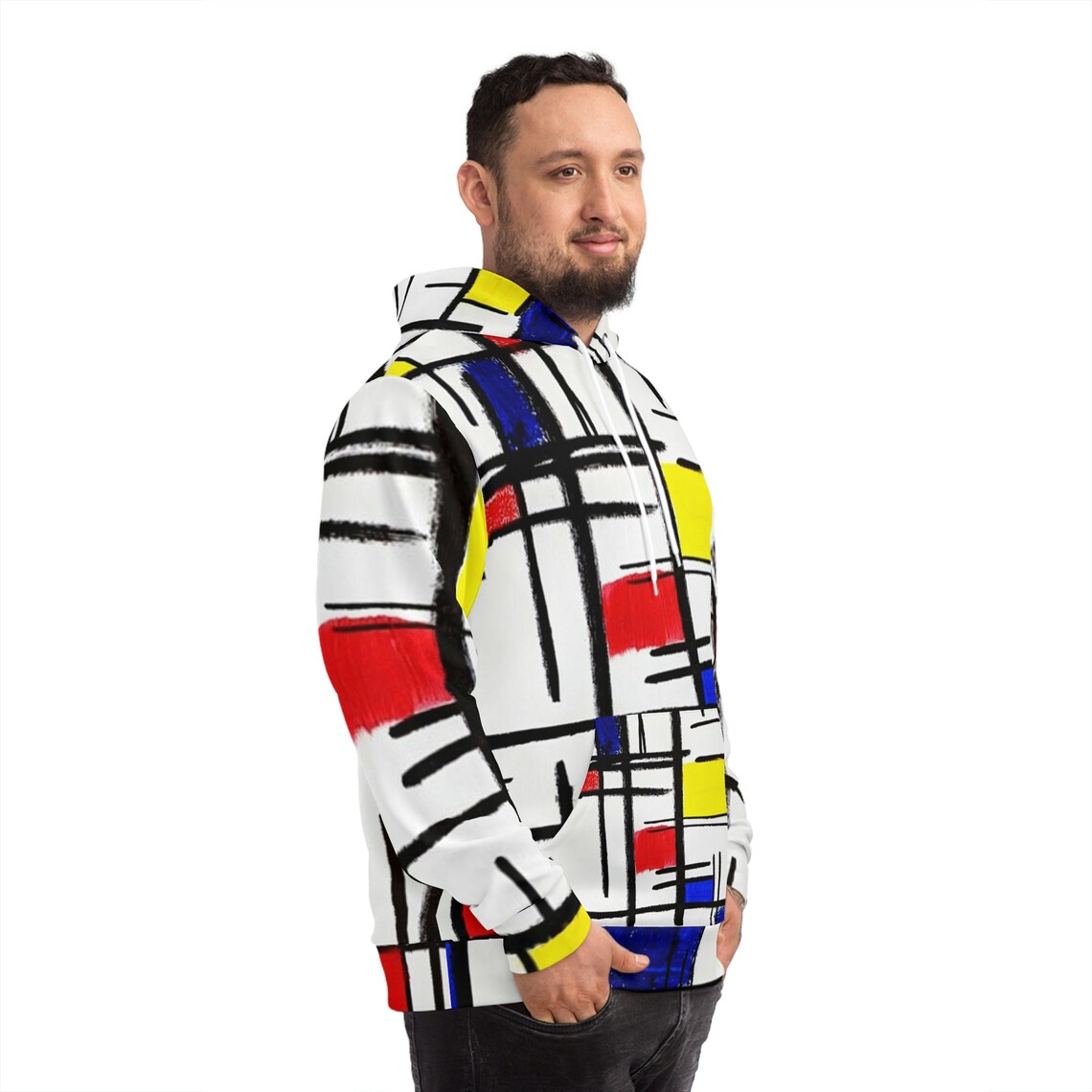 Melbar Mondrian Minimalist De Stijl Modern Art Unisex Fashion Hoodie - Etsy