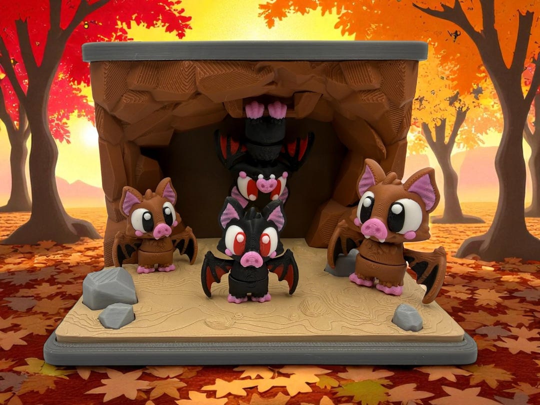 Flexi Bat Cave Playset – Spooky Fun With Flexi Bats! - Etsy Canada