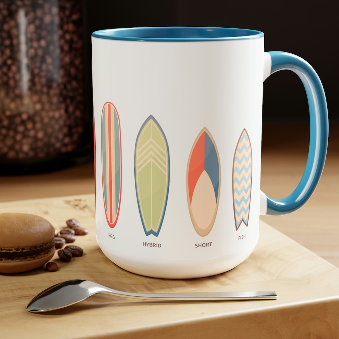 15oz Surfer Mug, Surfer Gift, Surfing Mug, Surfing Gift, Gift for ...