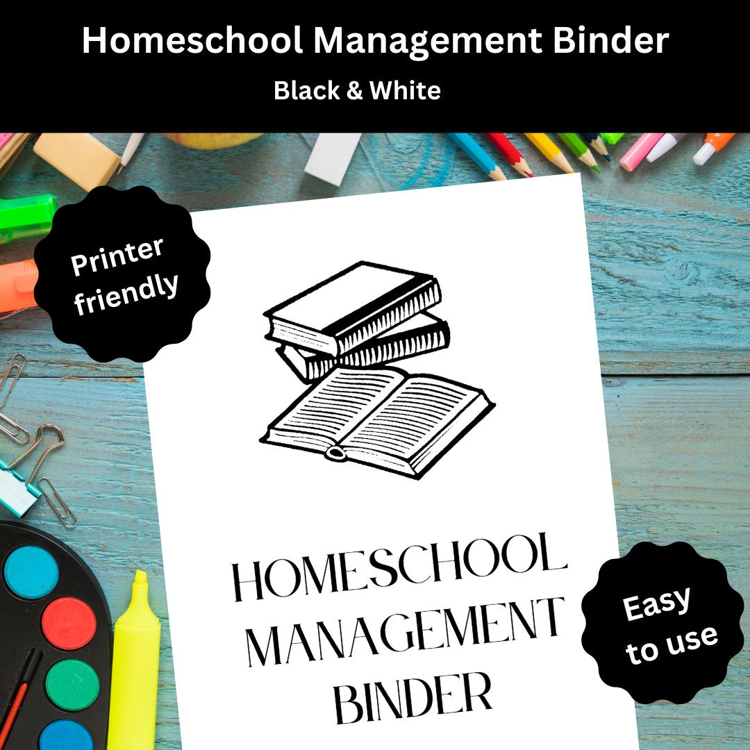 Homeschool Binder, Homeschooling Planner, Record Keeping - Etsy