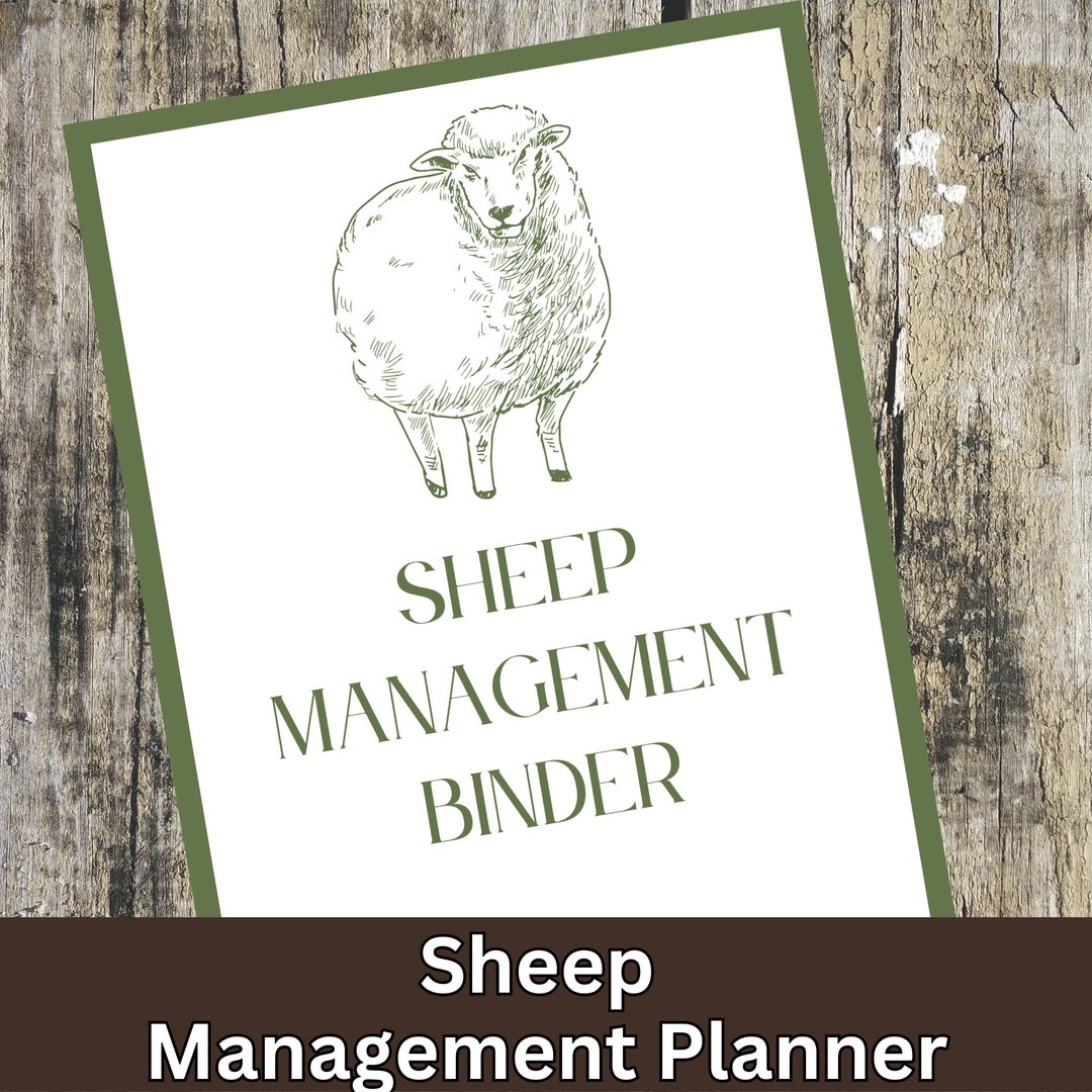 Sheep Records, Printable Planner for Tracking Breeding, Wool, Meat ...