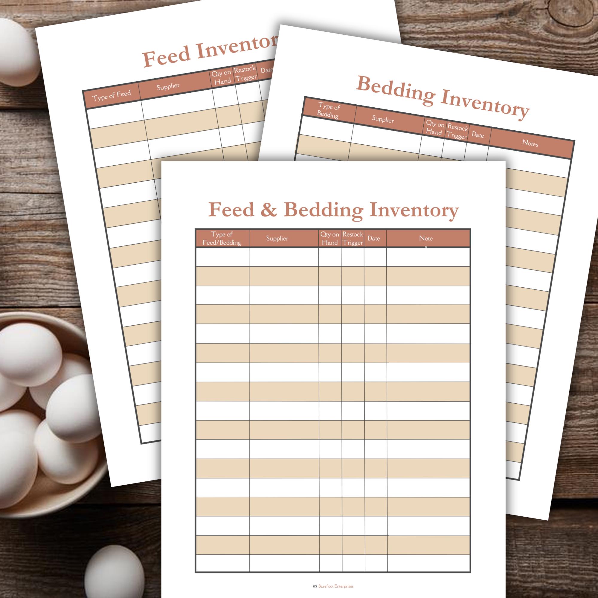 Chicken Planner Printable, Poultry Logs for Tracking Health, Production ...