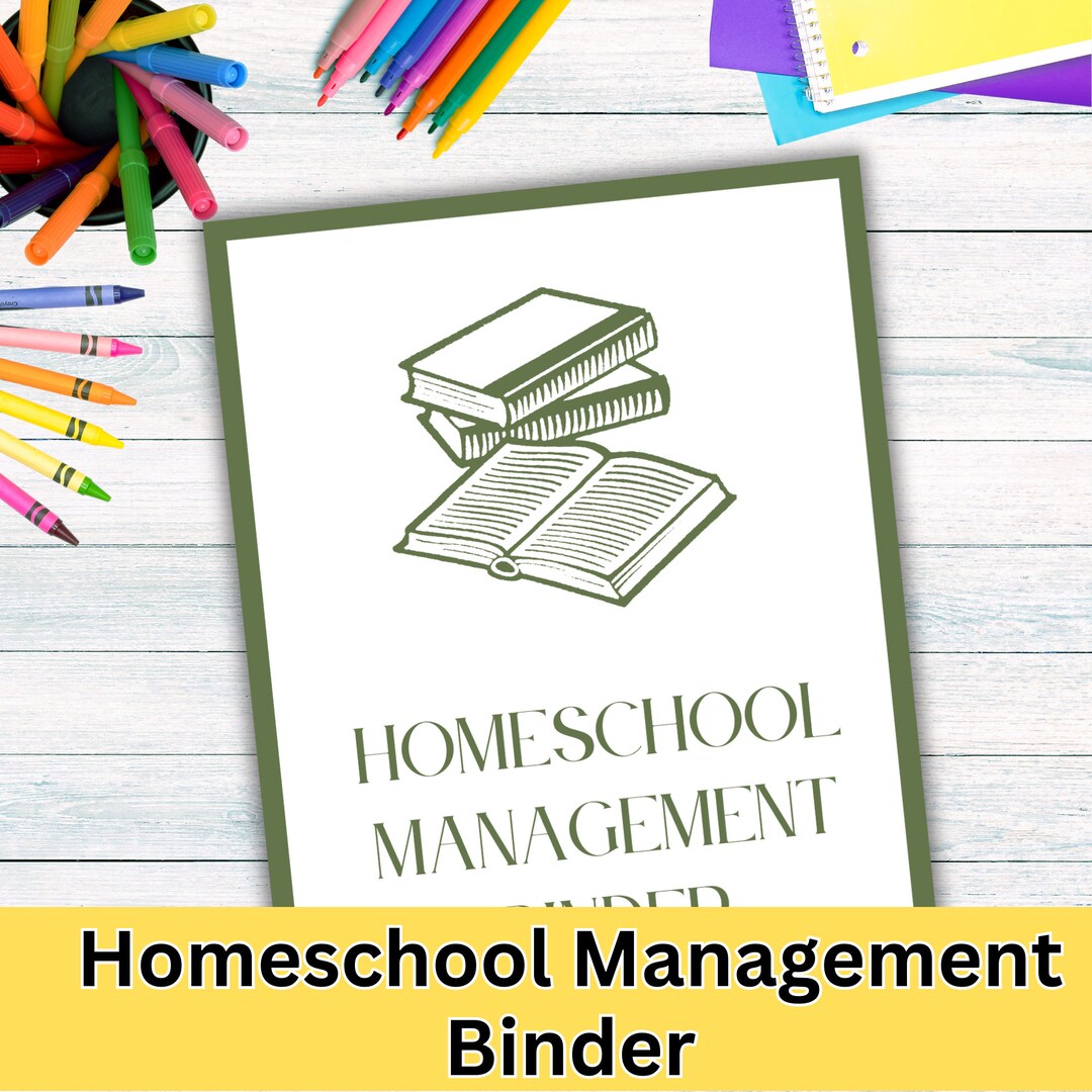 Homeschool Planner Printable Record Keeping Binder Academic Tracker ...