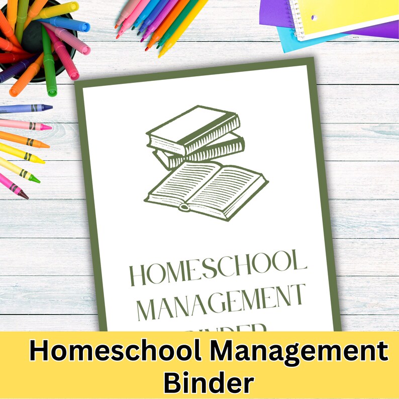 Homeschool Planner Printable Record Keeping Binder Academic Tracker ...