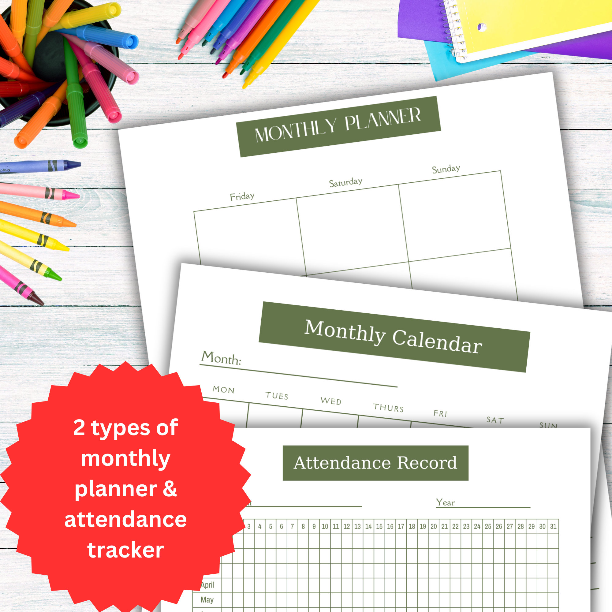 Homeschool Planner Printable Record Keeping Binder Academic Tracker ...