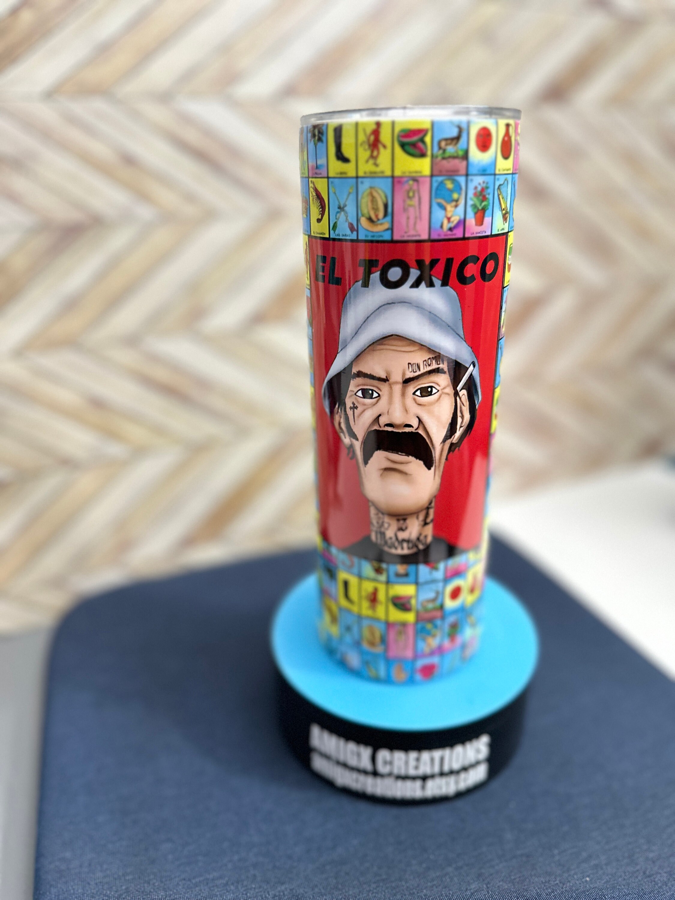 El Toxico, Custom Tumbler, Spanish, Gift for Him, Loteria, Funny - Etsy