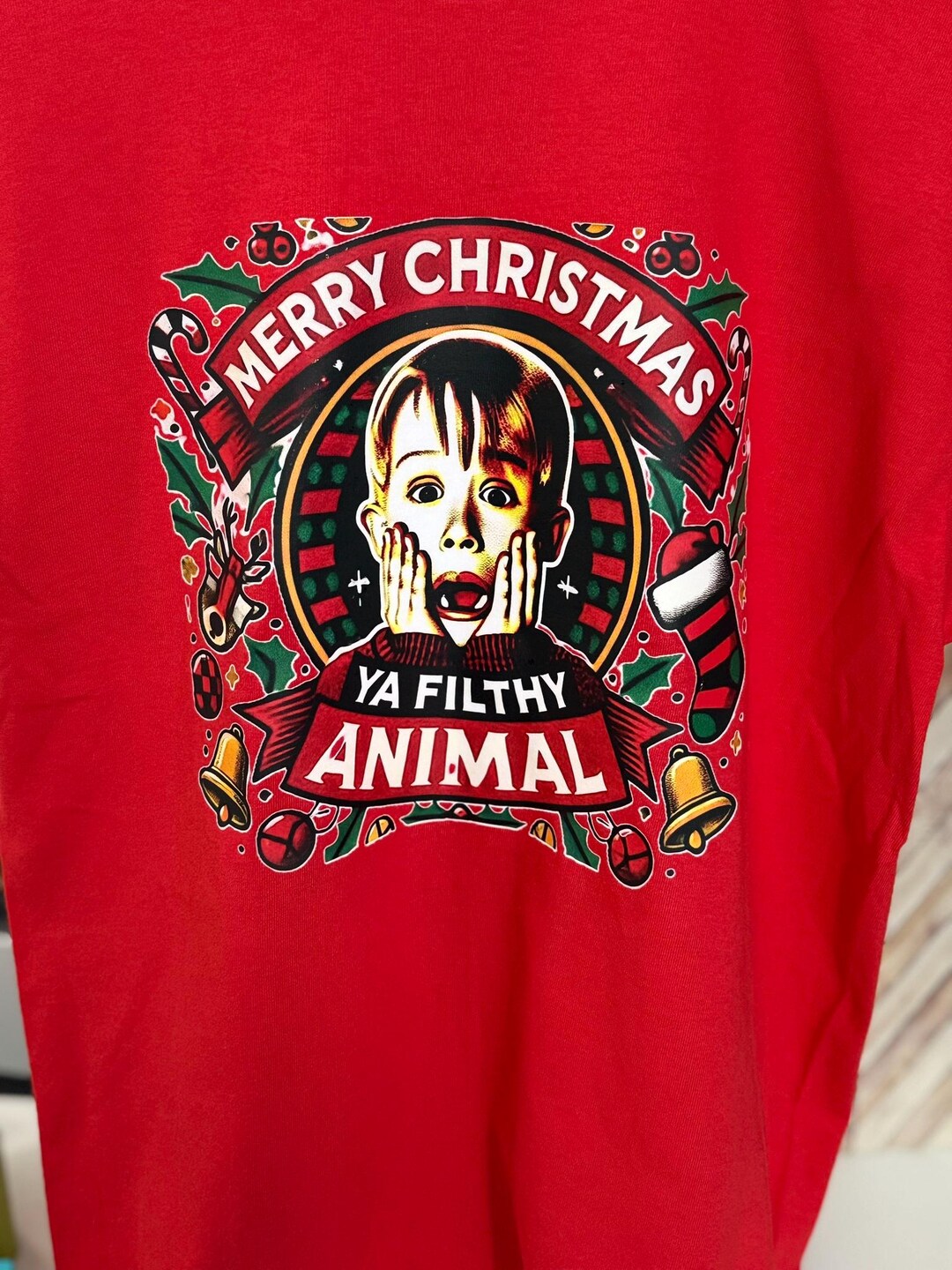 Ya Filthy Animal Christmas Movie T-shirt - Etsy