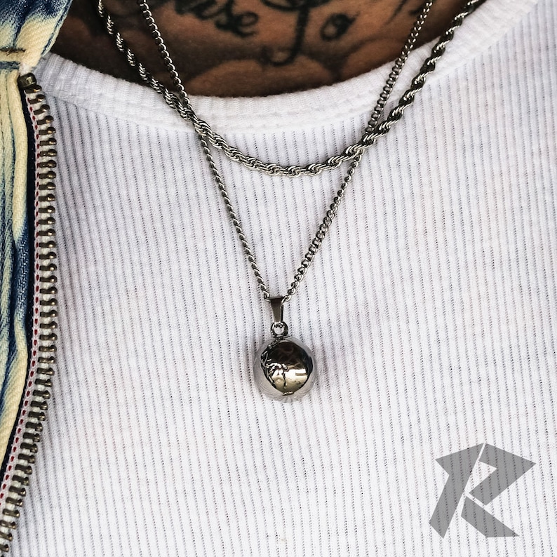 World Map Pendant Necklace, Globe Earth Necklace, Free Tracked Shipping ...