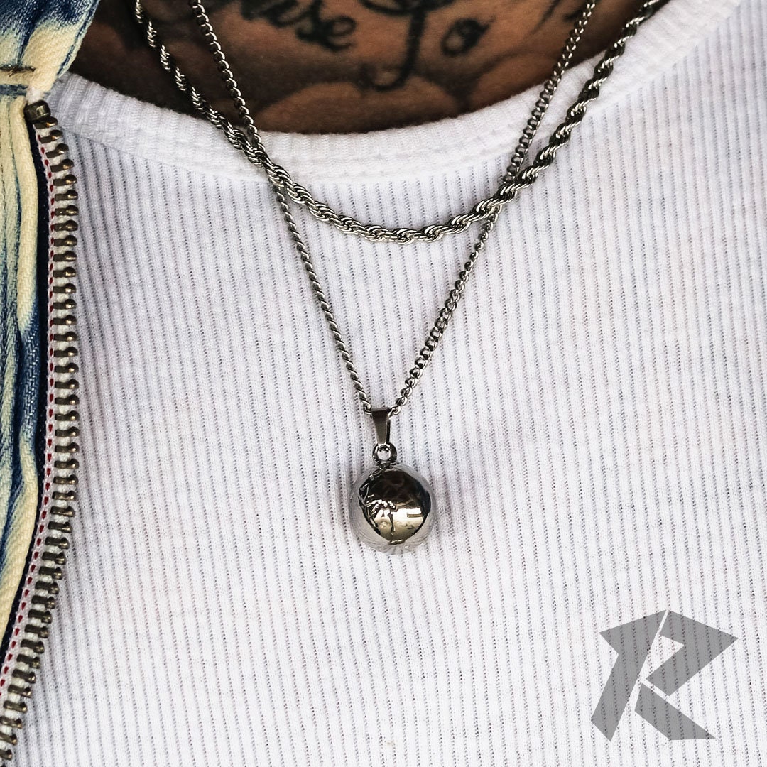 World Map Pendant Necklace, Globe Earth Necklace, Free Tracked Shipping ...