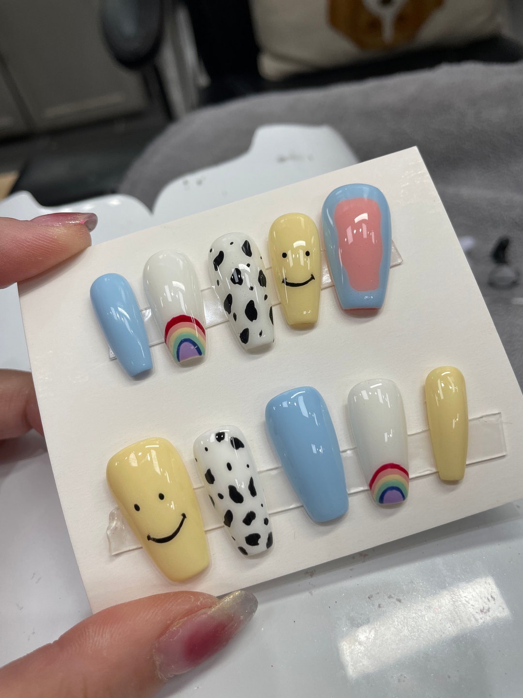 Handmade Custom Press on Nail - Etsy
