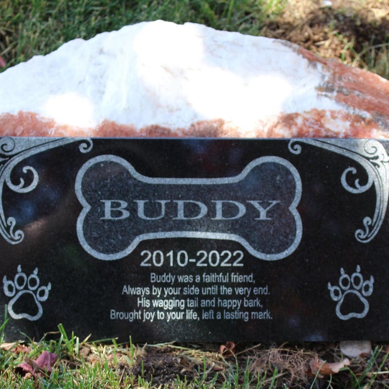 Granite Headstones for Pets - Etsy