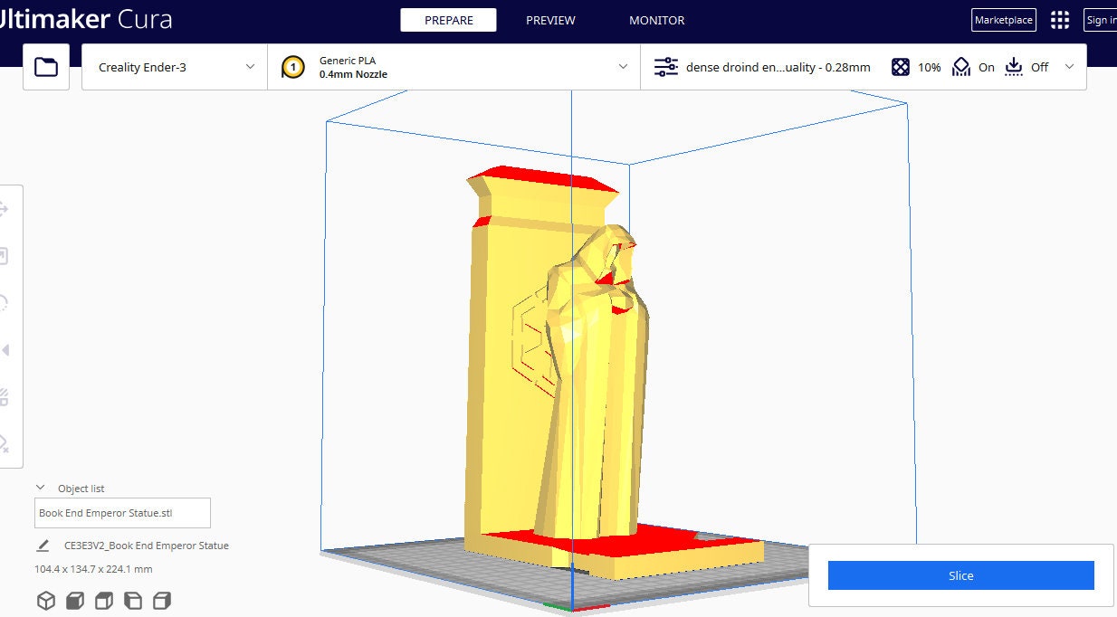 Sith Emperor Statue Bookends STL - Etsy