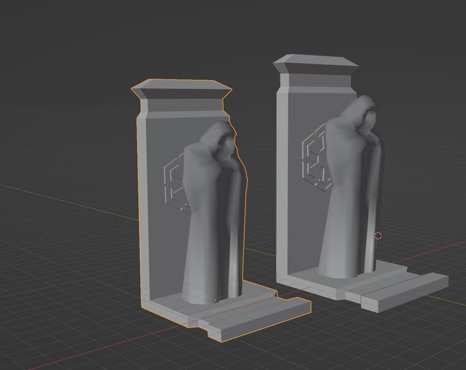 Sith Emperor Statue Bookends STL - Etsy