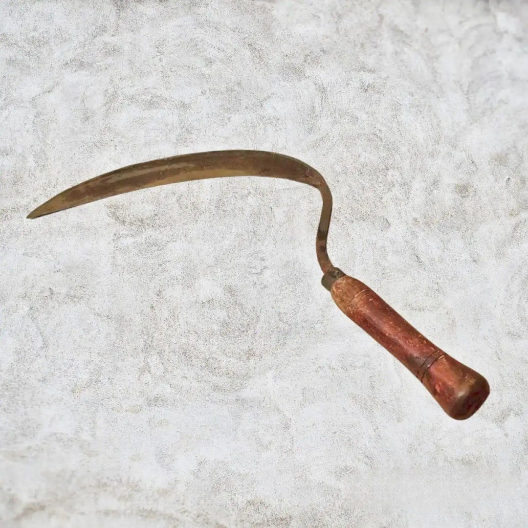 Antique Primitive Hand Sickle Scythe 18 - Etsy