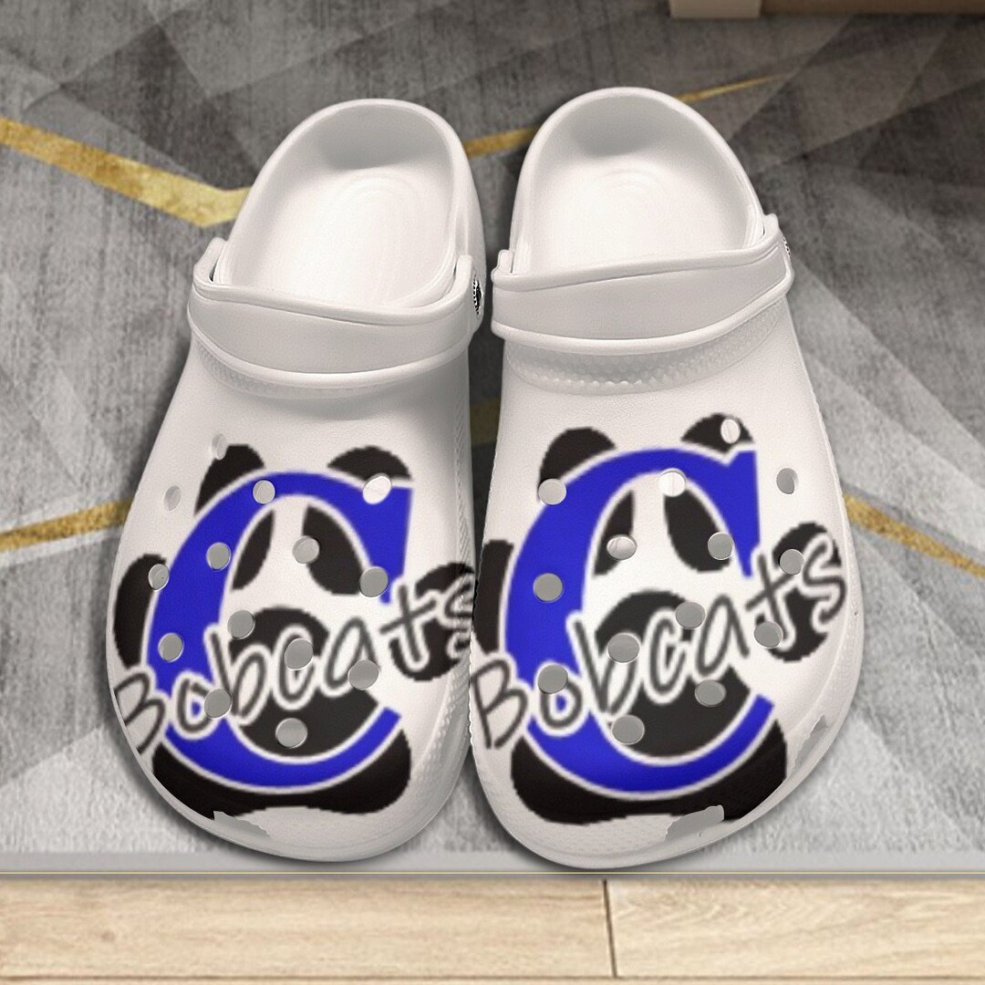 Cambridge Bobcats Clogs/school Spirit Shoes - Etsy