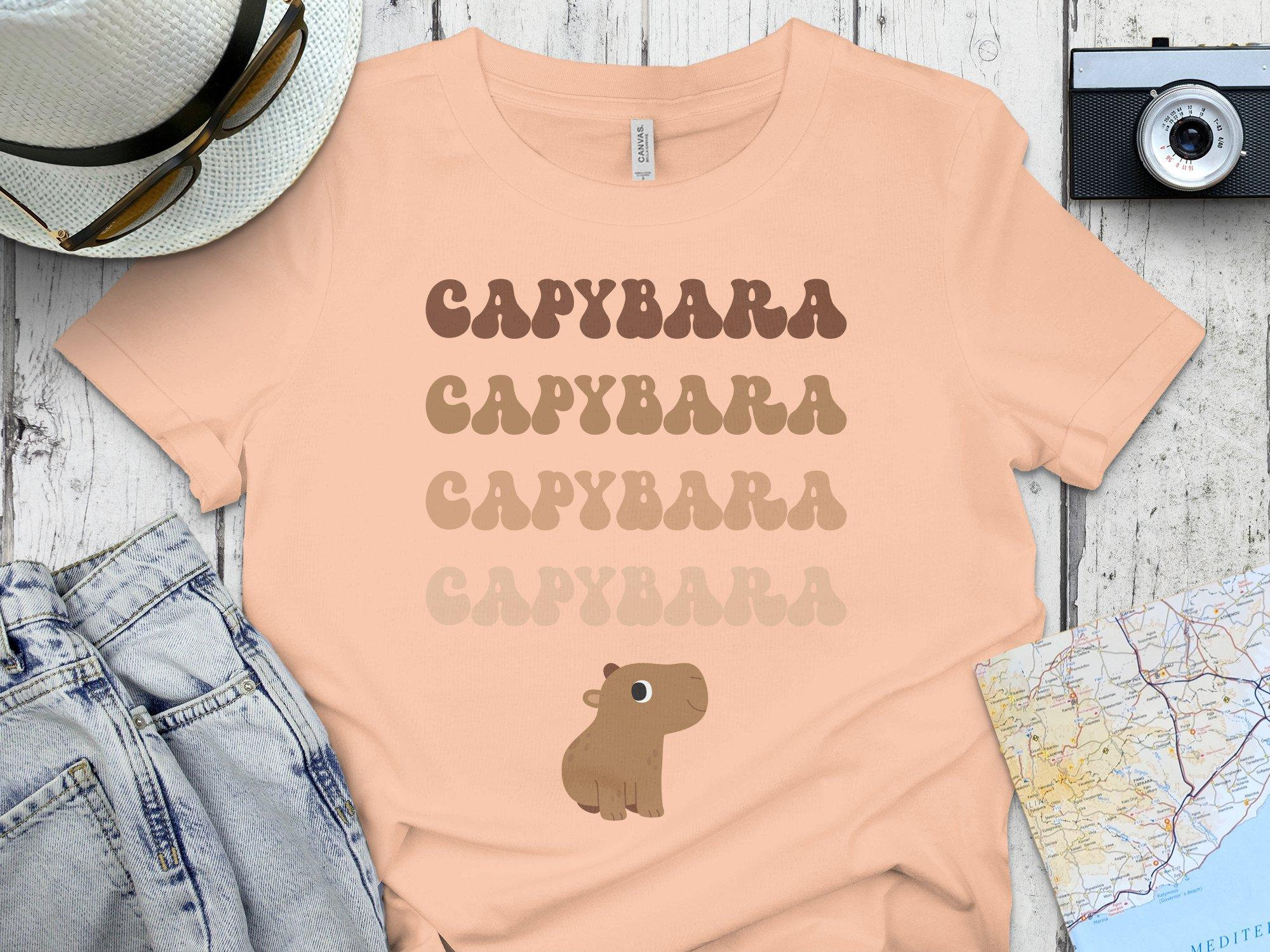 CAPYBARA Capybara Capybara Capybara Trendy T-shirt for Capybara Lovers ...