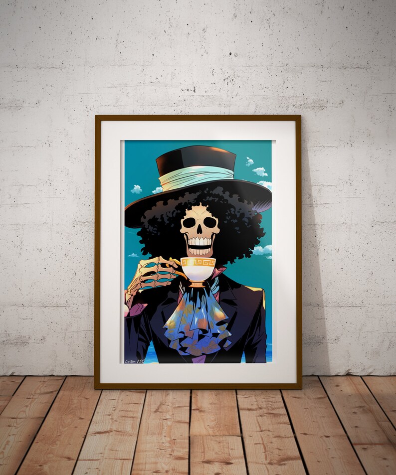 Elegant Sips: Brook's Tea Time One Piece Art Print - Etsy