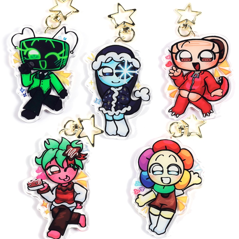 Dandy World Keychain - Etsy