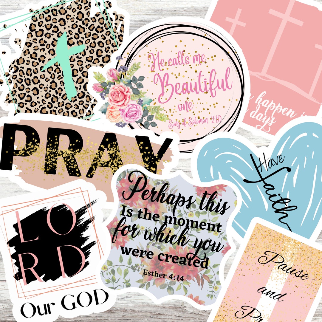 Religious Stickers, Sticker Pack, Christian Sticker, Jesus Stickers ...