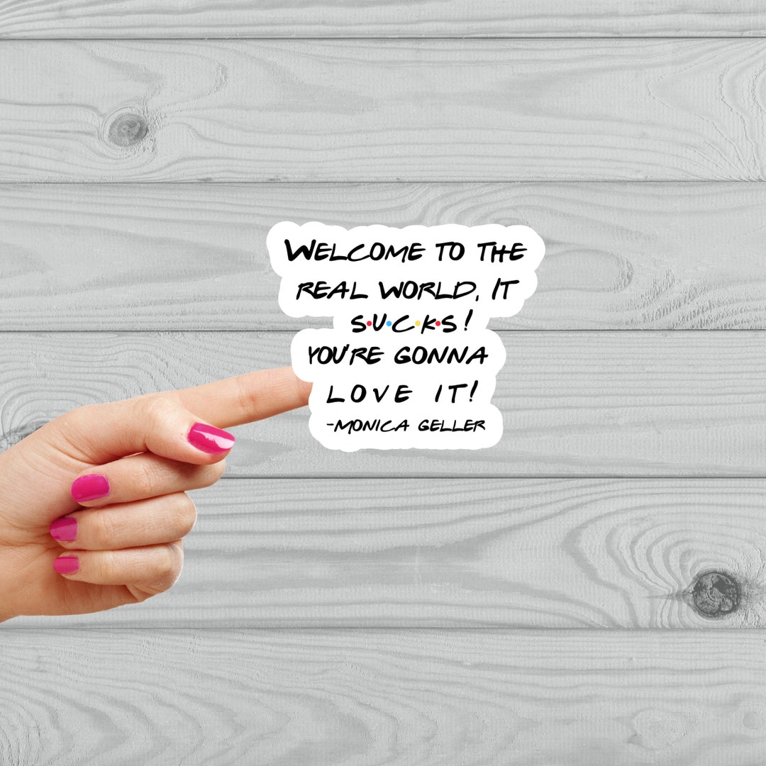 Monica Geller Sticker. Friends Tv Show Sticker. Friends - Etsy